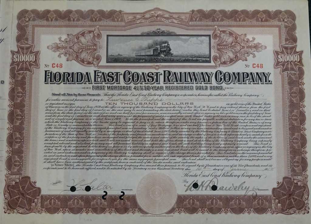 Bonds, Railroad - Hometown CurrencyHometown Currency