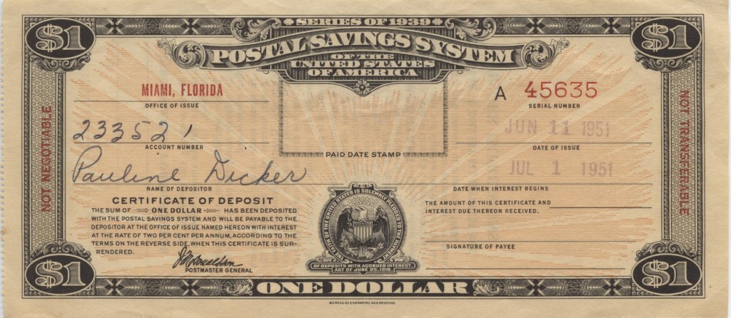 Postal Saving System - Hometown CurrencyHometown Currency