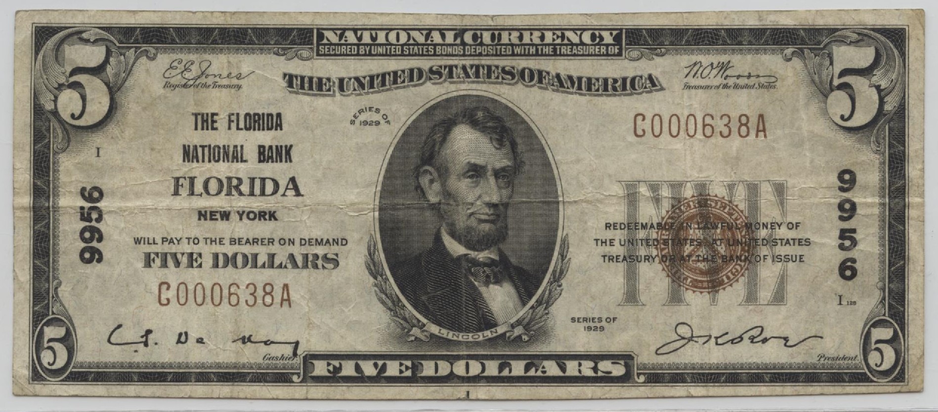 Florida, New York - Hometown Currency